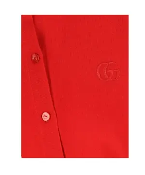 Gucci Double G Embroidered Knit Cardigan