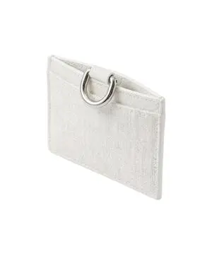 Gucci Gg Card Case - White And Gray