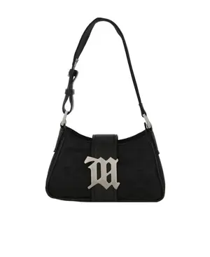 MISBHV Monogram Shoulder Bag - Black