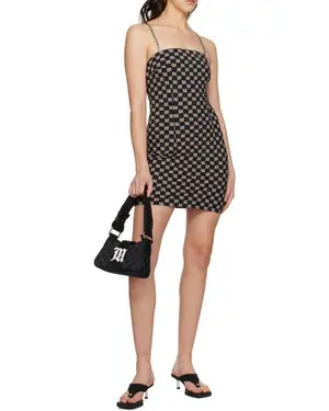 MISBHV Monogram Shoulder Bag - Black
