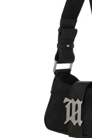 MISBHV Monogram Shoulder Bag - Black