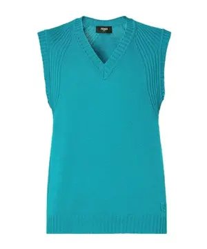 Fendi V-neck Knitted Vest