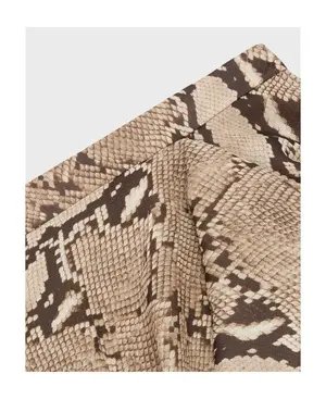 Celine Draped Skirt In Silk Georgette