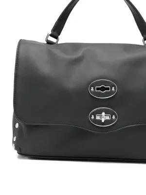 ZANELLATO Small Studded Shoulder Bag - Black