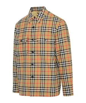 Burberry Checked Shirt Jacket