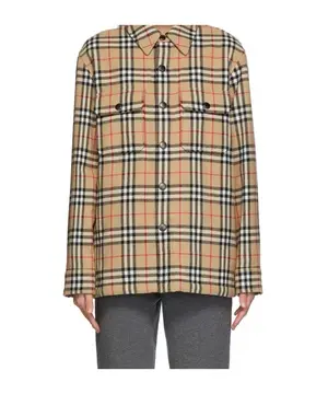 Burberry Checked Shirt Jacket