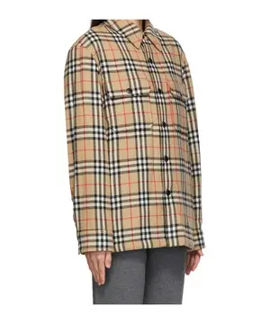 Burberry Checked Shirt Jacket