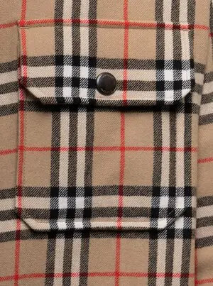 Burberry Checked Shirt Jacket