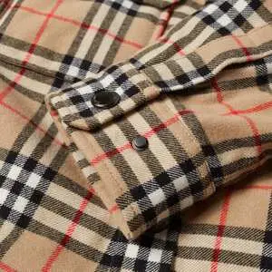 Burberry Checked Shirt Jacket