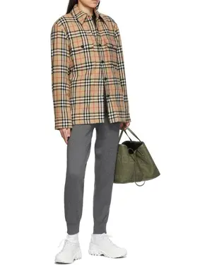 Burberry Checked Shirt Jacket