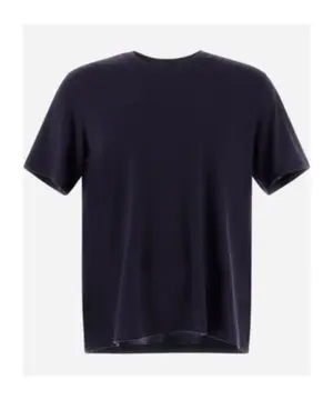 Herno Short-sleeved Crewneck Knitted T-shirt - Black
