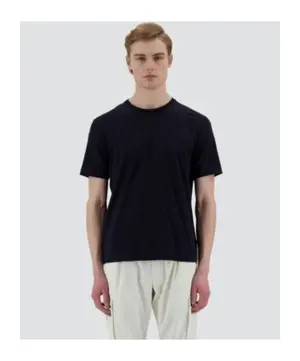 Herno Short-sleeved Crewneck Knitted T-shirt - Black