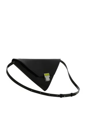 MSGM Triangle-shape Clutch Bag