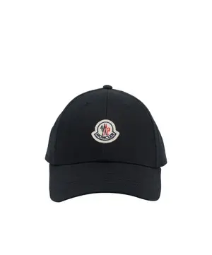 Moncler Logo Baseball Cap - Black