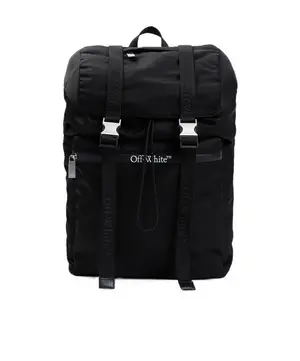 Off-White Outdoor Roll-top Backpack - Black