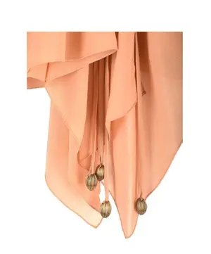 Chloé Ruffled Sleeveless Silk Blouse - Pink