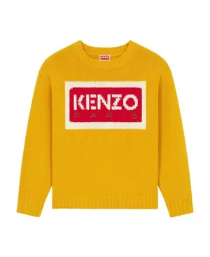 Kenzo Logo Intarsia Crewneck Jumper