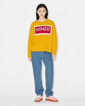 Kenzo Logo Intarsia Crewneck Jumper
