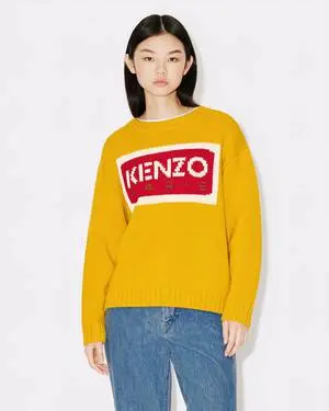 Kenzo Logo Intarsia Crewneck Jumper