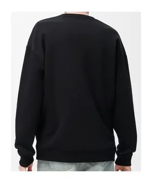 Loewe Logo Embroidered Crewneck Sweatshirt - Black