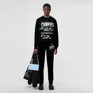 Burberry Printed Logo Long Sleeve Sweatshirt