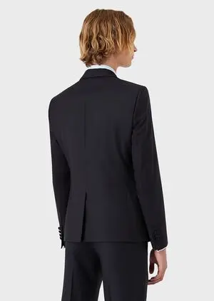 Emporio Armani Single-breasted Wool Blazer
