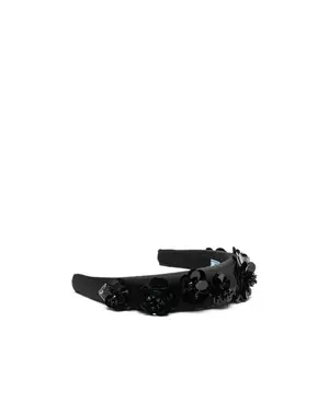 Prada Embellished Floral Hairband