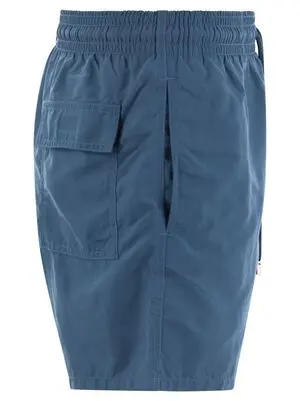 Vilebrequin Elasticated Waist Swimming Trunks With Flap Back Pockets
