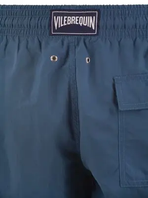 Vilebrequin Elasticated Waist Swimming Trunks With Flap Back Pockets