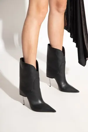 Casadei Pointed Toe High Heel Ankle Boots