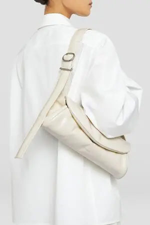 JIL SANDER Cannolo Foldover Large Shoulder Bag