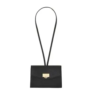FERRAGAMO Card Holder Charm - Black