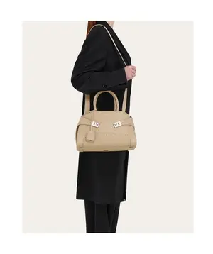 FERRAGAMO Hug Handbag With Studs