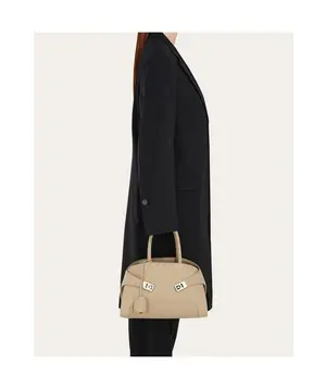 FERRAGAMO Hug Handbag With Studs