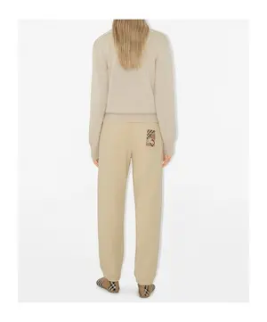 Burberry Checked Patch Track Pants