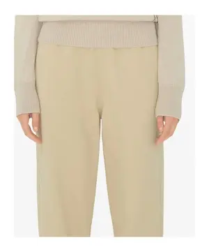 Burberry Checked Patch Track Pants - Nutmeg