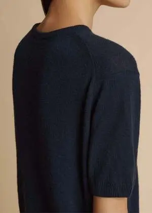 Khaite The Pierre Short-sleeved Jumper - Black