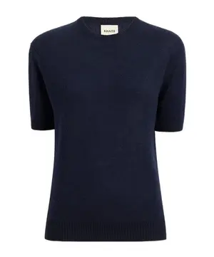 Khaite The Pierre Short-sleeved Jumper - Black