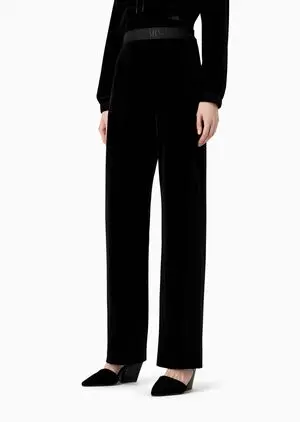 Emporio Armani Logo Lace Casual Pants