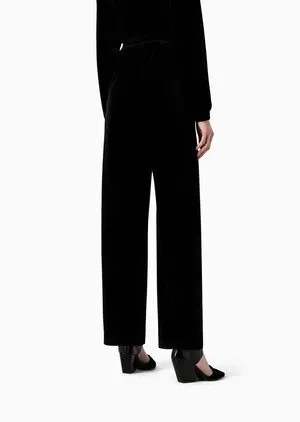 Emporio Armani Logo Lace Casual Pants