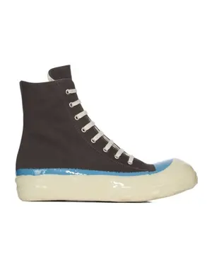 Rick Owens Concordians High Top Sneakers - Black
