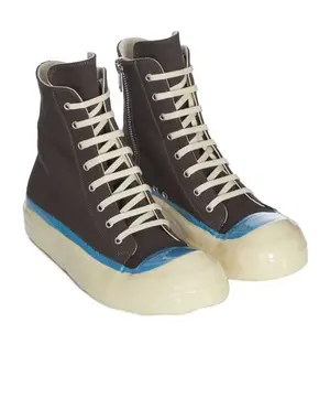 Rick Owens Concordians High Top Sneakers - Black