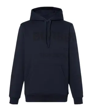 Burberry Long Sleeve Hooded Sweatshirt With Logo - No