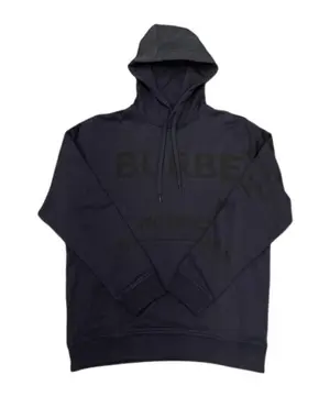Burberry Long Sleeve Hooded Sweatshirt With Logo - No