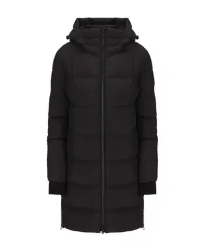 Moose Knuckles Padded Long Coat - Black
