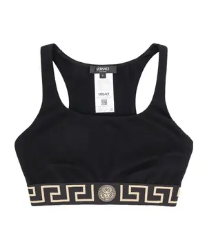 Versace Greca Border Cropped Top
