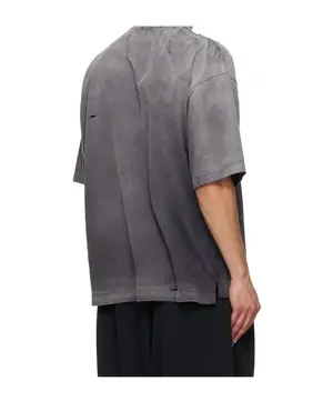 Mihara Yasuhiro V-neck Distressed T-shirt
