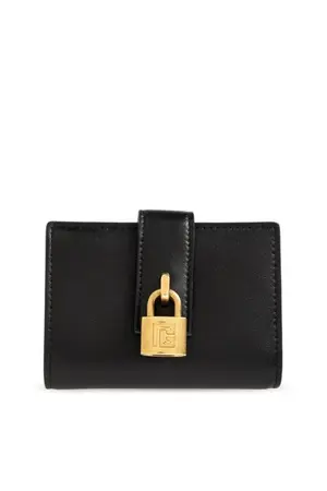 Balmain Lock Detailed Wallet - Black