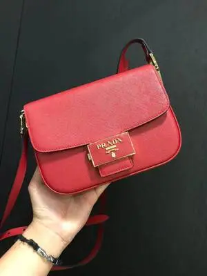 Prada Logo Shoulder Bag