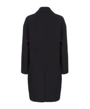 Pinko Classic Single-breasted Coat - Black